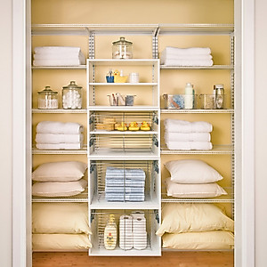 Organized Living freedomRail 1 Shelf OBox - White