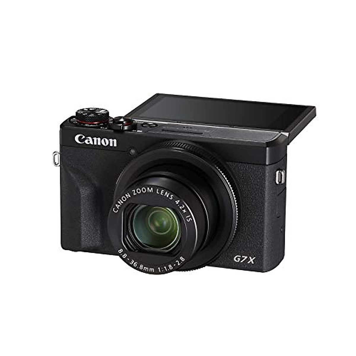 Canon PowerShot Digital Camera [G7 X Mark III] with Wi-Fi & NFC, LCD Screen and 4K Video - Black (Renewed)