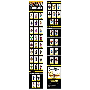 Roblox Celebrity Collection- Crezak: The Legend + Sharkbite Surfer Two Figure Bundle [Includes 2 Exclusive Virtual Items]