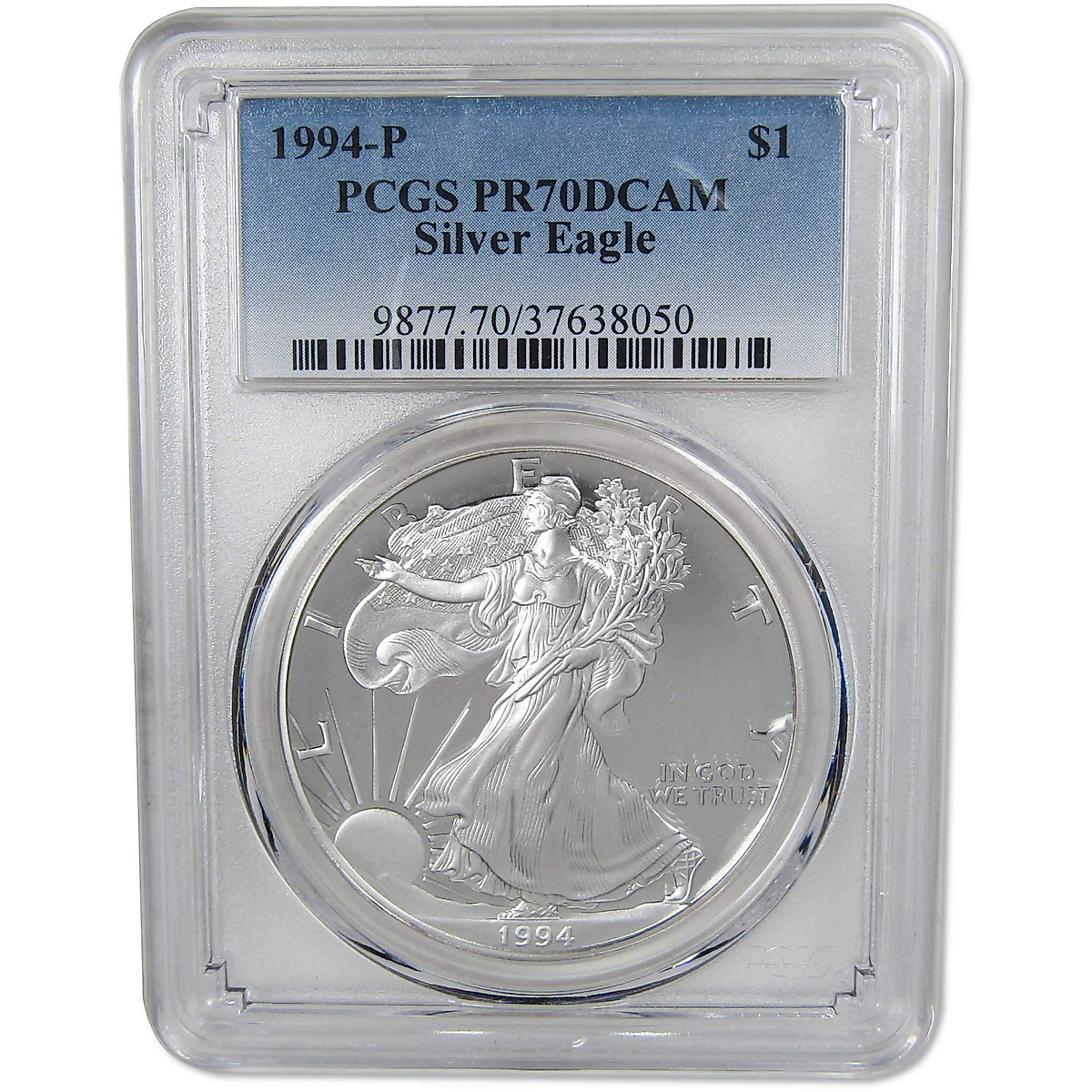 1994 P American Eagle Dollar PR 70 DCAM PCGS Silver Proof SKU:IPC5134