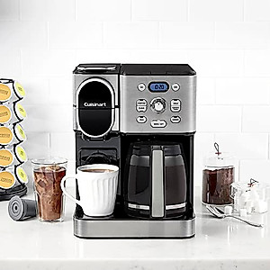 Cuisinart SS-16 Coffee Center Combo in Stainless Steel Coffee Bar Coffee Grinder (White) Bundle