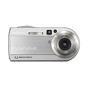 Sony DSCP150 7MP Digital Camera with 3x Optical Zoom (Silver)