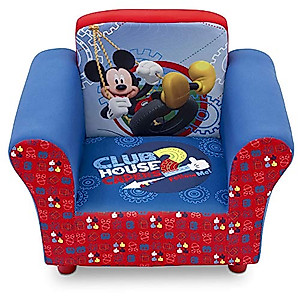 Delta Children Upholstered Chair, Disney Mickey Mouse