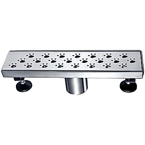 Dawn LMU120304 Memuru River Series Linear Shower Drain, 12-Inch