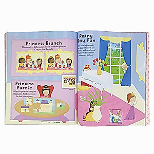 Totally Awesome 2000 Stickers: Perfectly Pretty Princess Activity and Sticker Book for Kids Ages 3-7 (Puzzles, Mazes, Coloring, Dot-to-Dot, And More!)