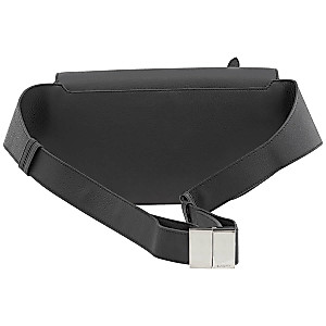 Burberry Men's Black Leather Large Olympia Bum Bag