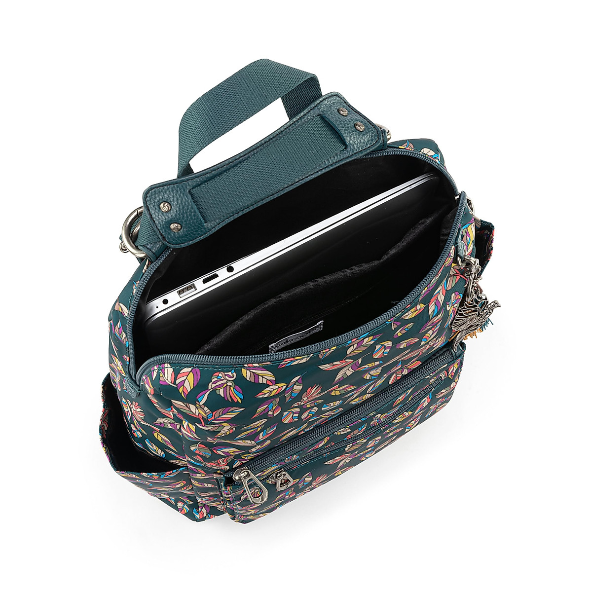 The Sak Womens Loyola Convertible Backpack Marine Treehouse One-Size