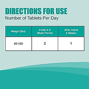 Nutramax Dasuquin Joint Health Supplement for Large Dogs - With Glucosamine, Chondroitin, ASU, Boswellia Serrata Extract, and Green Tea Extract, 84 Chewable Tablets