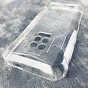 Ytaland for DOOGEE S86 / DOOGEE S86 Pro Case, with 2 x Tempered Glass Screen Protector. (3 in 1) Crystal Clear Silicone Shockproof TPU Bumper Protective Phone Case Cover