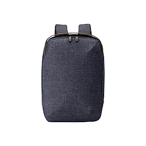 HP Renew 15.6” Laptop Backpack Made with Recycled Plastic Bottles, Water-Resistant Material, Luggage Strap, and Comfortable Straps | Navy