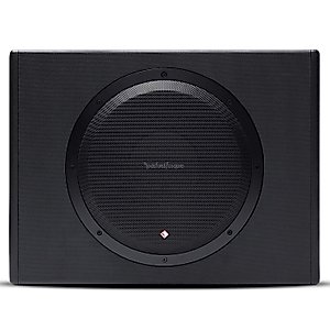 Rockford Fosgate Punch P300-12 Single 12" 300-Watt Amplified Subwoofer in Enclosure - Black