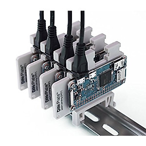 DIN Rail Mount for Raspberry Pi Zero (3 Pack)