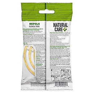Natural Care Repellent Flea and Tick Collar for Dogs and Puppies - 4 Month Flea & Tick Treatment for Dogs - Repels Fleas & Ticks with Certified Natural Oils