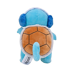 Pokemon Squirtle Holiday Seasonal Plush, 8” Pokemon Plush Toy, Includes Santa Hat Accessory- Super Soft, Authentic Details - Perfect for Playing, Displaying, Cuddling & Gifting- Gotta Catch ‘Em All