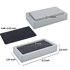 Stahala Bed Risers (Set of 8) Lifts Height 1",2",3" or 4",Natural Wood Furniture Heavy Duty Leg Risers Lifts for Sofas Table Desk Chair Couches with Non-Slip Rubber Pad & Non-Slip Recessed Hole