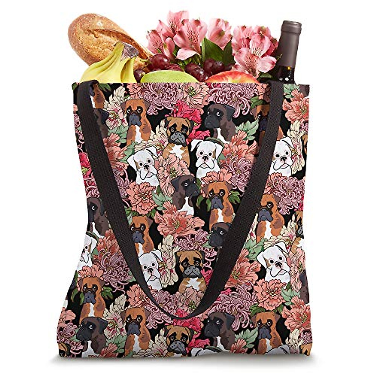 Because Boxer Dog Tote Bag