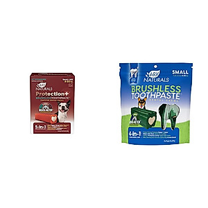 Ark Naturals Soft Shield Protection+ & Brushless Toothpaste Bundle, Dog Dental Chews for Small Breeds, Prevents Plaque & Tartar, Freshens Breath