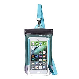 Travelon Waterproof Smart Phone/Digital Camera Pouch, Blue, One Size