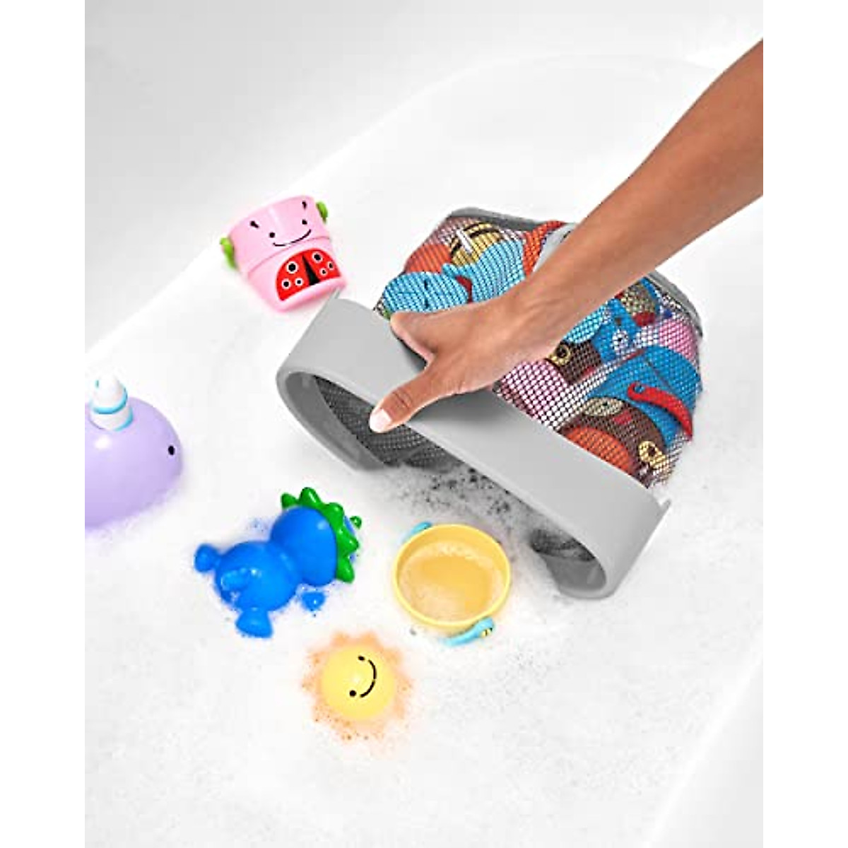 Skip Hop Moby Hanging Bath Toy Organizer Scoop, Grey