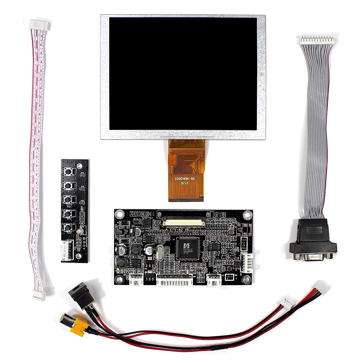 VSDISPLAY 5" 5 inch 640x480 LCD Screen ZJ050NA-08C Replcace AT050TN22 V1 with VGA AV Controller Board
