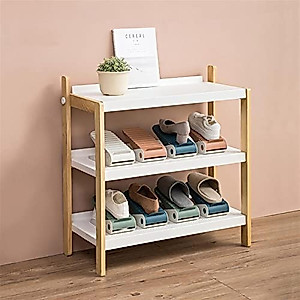 KNFUT Shoe Slots, 1 Pieces of Space-Saving Cupboard Closet Stand Shoe Storage Rack Durable Adjustable Shoe Storage Box Footwear Support (Color : 04)