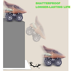 Dinosaur Toys for 2 3 4 5 6 7 Year Old Boys Girls, 8-Pack Dinosaur Toys Car for Kids 3-5, Stocking Stuffers for Kids, Christmas Easter Birthday Gifts Idea Party Favors Prizes, Easter Basket Stuffers