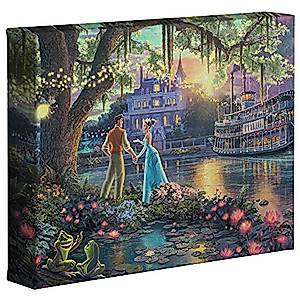 Thomas Kinkade Studios Princess and the Frog 8 x 10 Gallery Wrapped Canvas