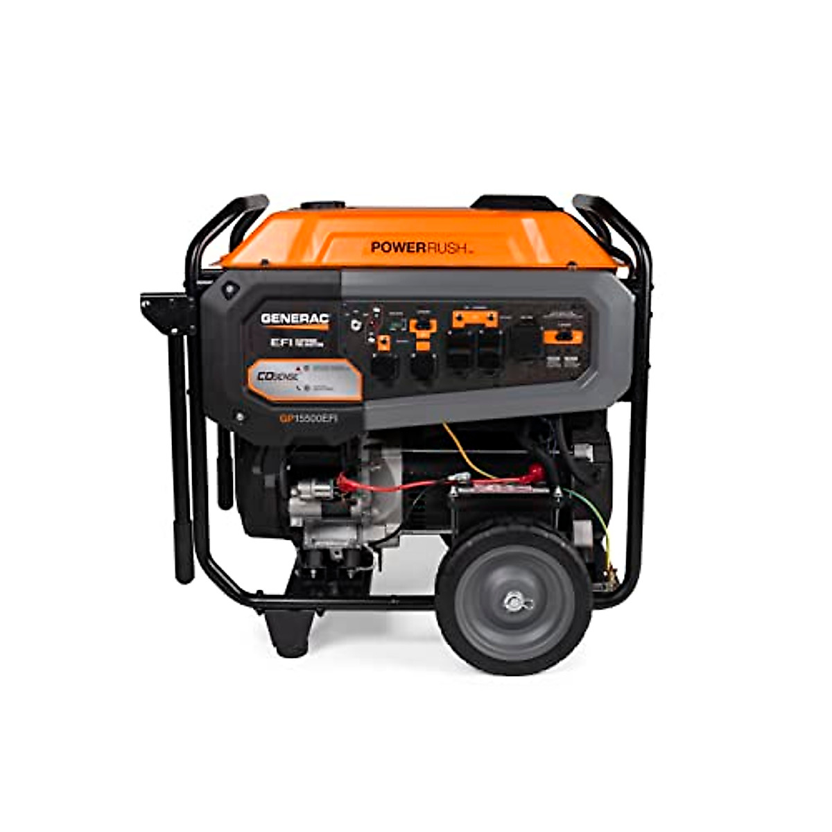 Generac 7705 GP15500EFI 15,500-Watt Gas-Powered Electric-Start Portable Generator with Cosense & EFI Engine, Transfer Switch Compatible