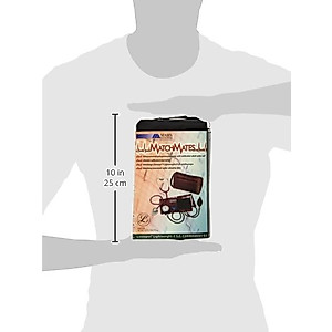 Mabis 12-265-021 MatchMates Combination Kit with a 3M Littmann Lightweight II S.E. Stethoscope and a Aneroid Sphygmomanometer, Black