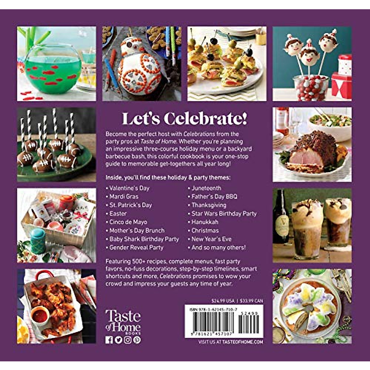Taste of Home Celebrations: 500+ recipes and tips to put your holidays and parties over the top (Taste of Home Holidays)