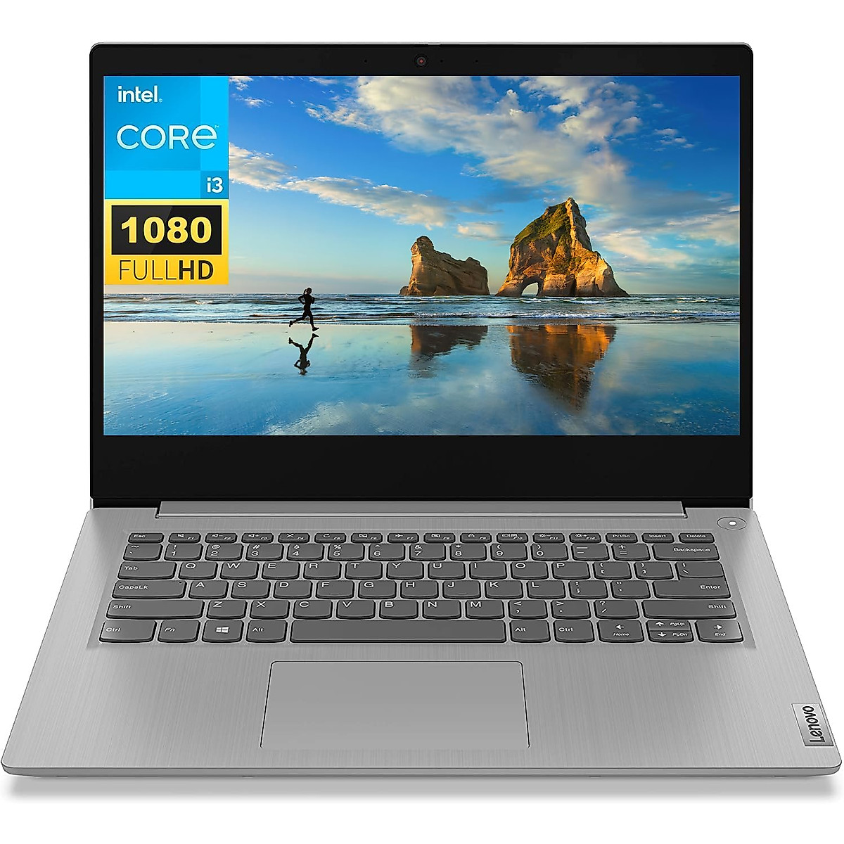 Lenovo Ideapad 3i 14 Inch FHD Laptop, Intel Core i3-1115G4 (Up to 4.1 GHz), 12GB RAM, 512GB SSD, Intel UHD Graphics, WiFi 6, Portable College Laptop, Thin and Light, Win 11 S, with Cleaning Brush