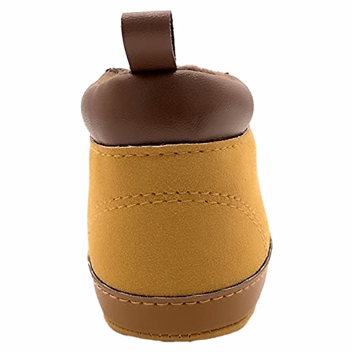 Carter's baby-boys' Work Boot, Tan, 3-6 Months Infant