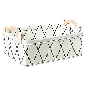 Oubra Dog Toy Bin Small Storage Baskets for Shelf Storage Organizer for Bathroom Bedroom Living Room Toilet Closet Cute Baskets Home Decor