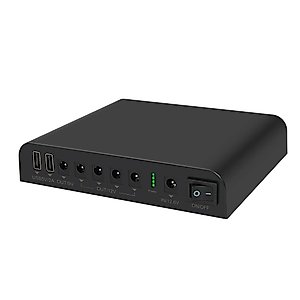 TalentCell Mini UPS Uninterrupted Power Supply 27000mAh 97.2Wh Lithium ion Backup Battery Pack with DC 12V/9V and 18W USB-A/USB-C PD Output for Router/Modem/LED Light, CCTV Camera, Smartphone and more