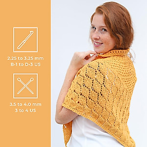 Circulo Charme Cotton Yarn for Crochet and Knitting – 100% Mercerized Brazilian Virgin Cotton (Pack of 1 Ball) – Red Yarn, 3951 - Viva Magenta, 5.3 oz, 433 yds – Sport