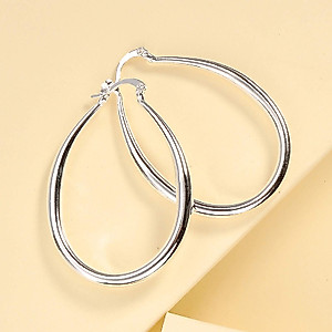 Aland Fashion Women's Ear Cuff Wrap Jewelry Silver Plate U Shape Hoop Dangle Earrings Gift