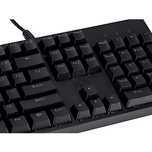 Dark Matter by Monoprice Collider Mechanical Gaming Keyboard - Cherry MX Blue, Full RGB Customization, Wired, Full N-Key Rollover