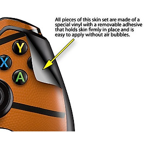 WraptorSkinz Decal Style Vinyl Skin Wrap compatible with XBOX One Original Wireless Controller Basketball - (CONTROLLER NOT INCLUDED)