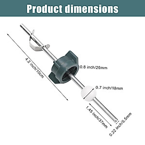 Lavatory Pop Up Center Piece Assembly, Bathroom Sink Drain Stopper Ball Pivot Rod Replacement Compatible with Price Pfister Pop up Stopper & Other Hot Brands Replacement for PS2673