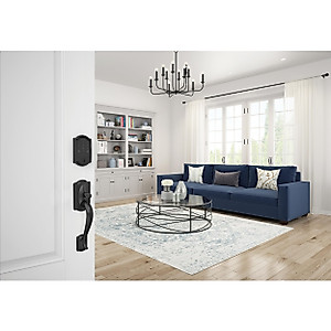 Schlage Encode Smart Wi-Fi Deadbolt with Camelot Trim in Matte Black