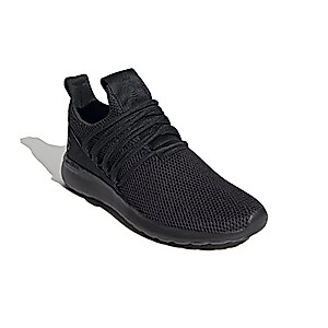 adidas Men's Lite Racer Adapt 3.0 Wide Running Shoe, Black/Grey, 10.5