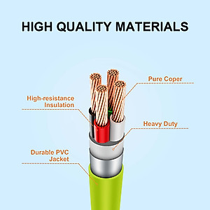 CircleRiver 30 Amp to 110V Adapter Power Cord for RV,NEMA TT-30P to 5-15R/5-20R T-Blade Household Connectors,Generator Adapter Cord with LED Indicator,10 Gauge 12 inch