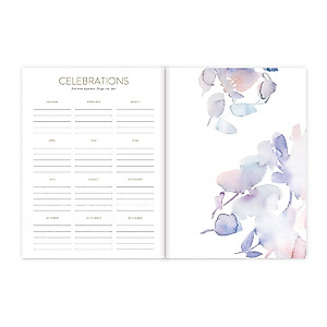 Legacy Walk The Faith Purple 8 x 6 Paper 2023-2024 Seeds of Grace Soft Cover Planner