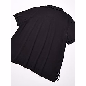 Nautica Men's Classic Fit Short Sleeve Solid Soft Cotton Polo Shirt, True Black, XX-Large