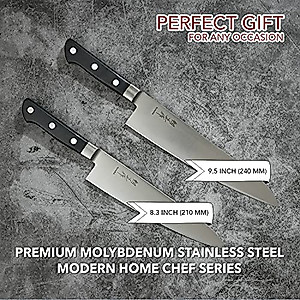 Syosaku Japanese Chef Knife Premium Molybdenum Stainless Steel, Gyuto 9.5-inch (240mm)