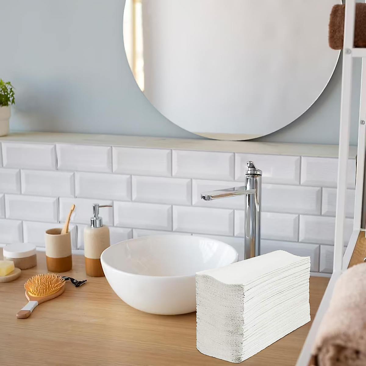 Perfect Stix White MultiFold Paper Towels. Case pack of 2000 count