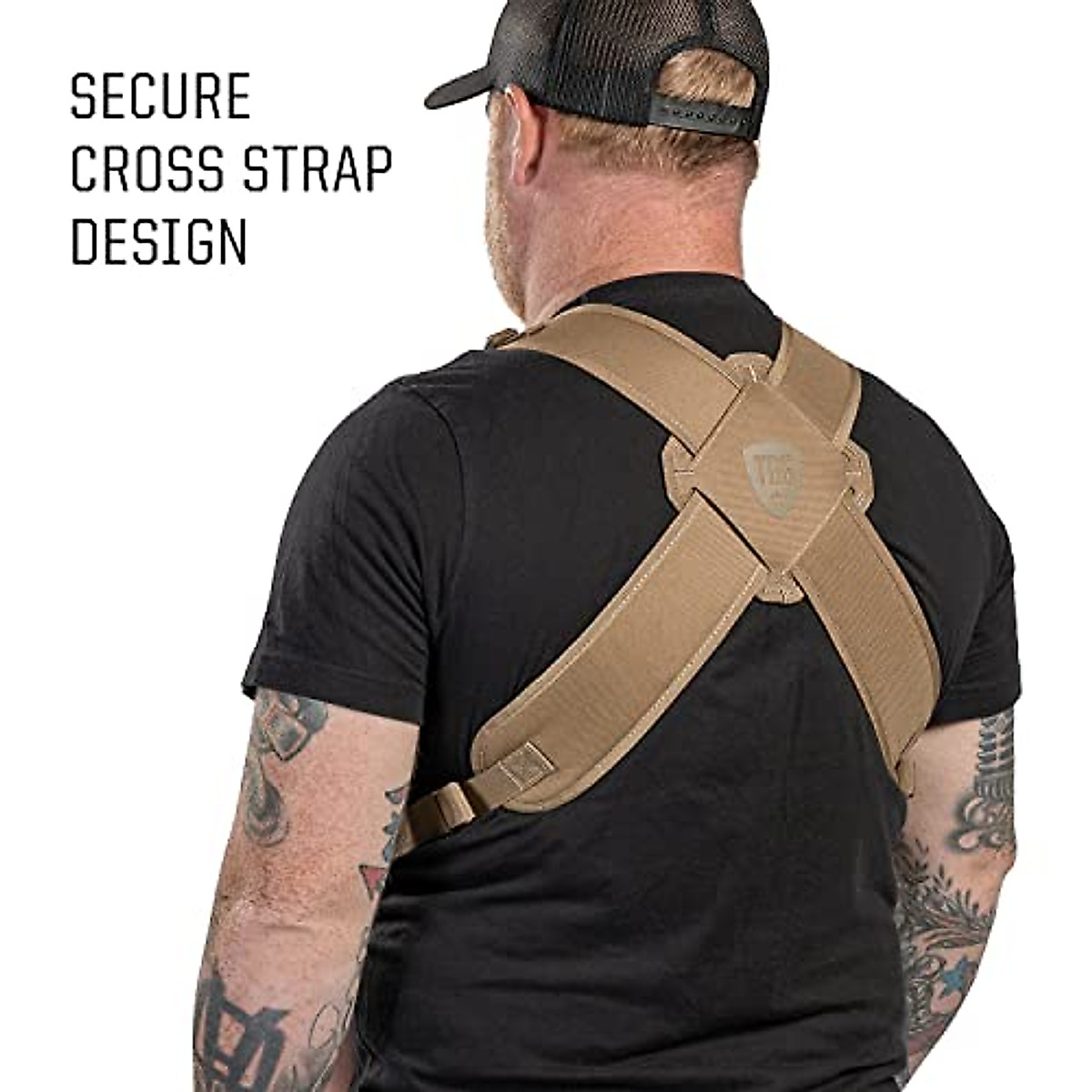 TBG - Mens Tactical Baby Carrier for Infants and Toddlers 8-33 lbs - Compact (Black Camo)