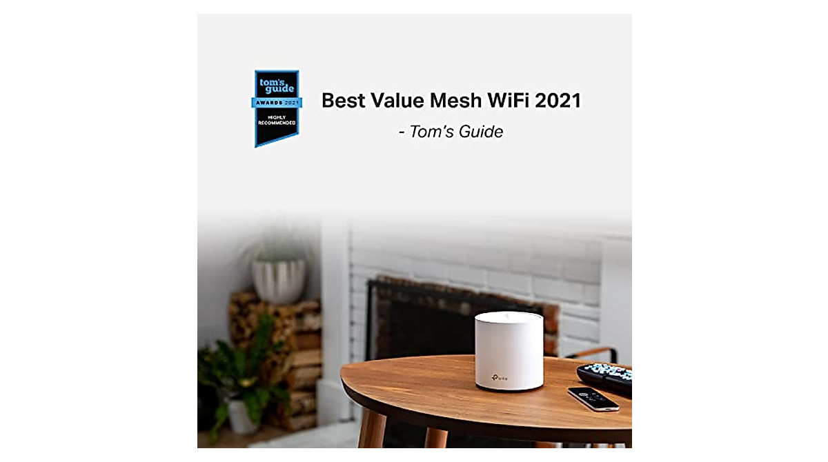 TP-Link Deco X20: Whole Home WiFi 6 Mesh System (5800 Sq.Ft)