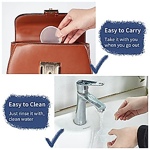 BENECREAT 40Pack 35ml Round Frosted Plastic Bead Storage Containers Box Case with Screw Top Lid for Items, Tiny Bead, Jewerlry Findings and Small Items