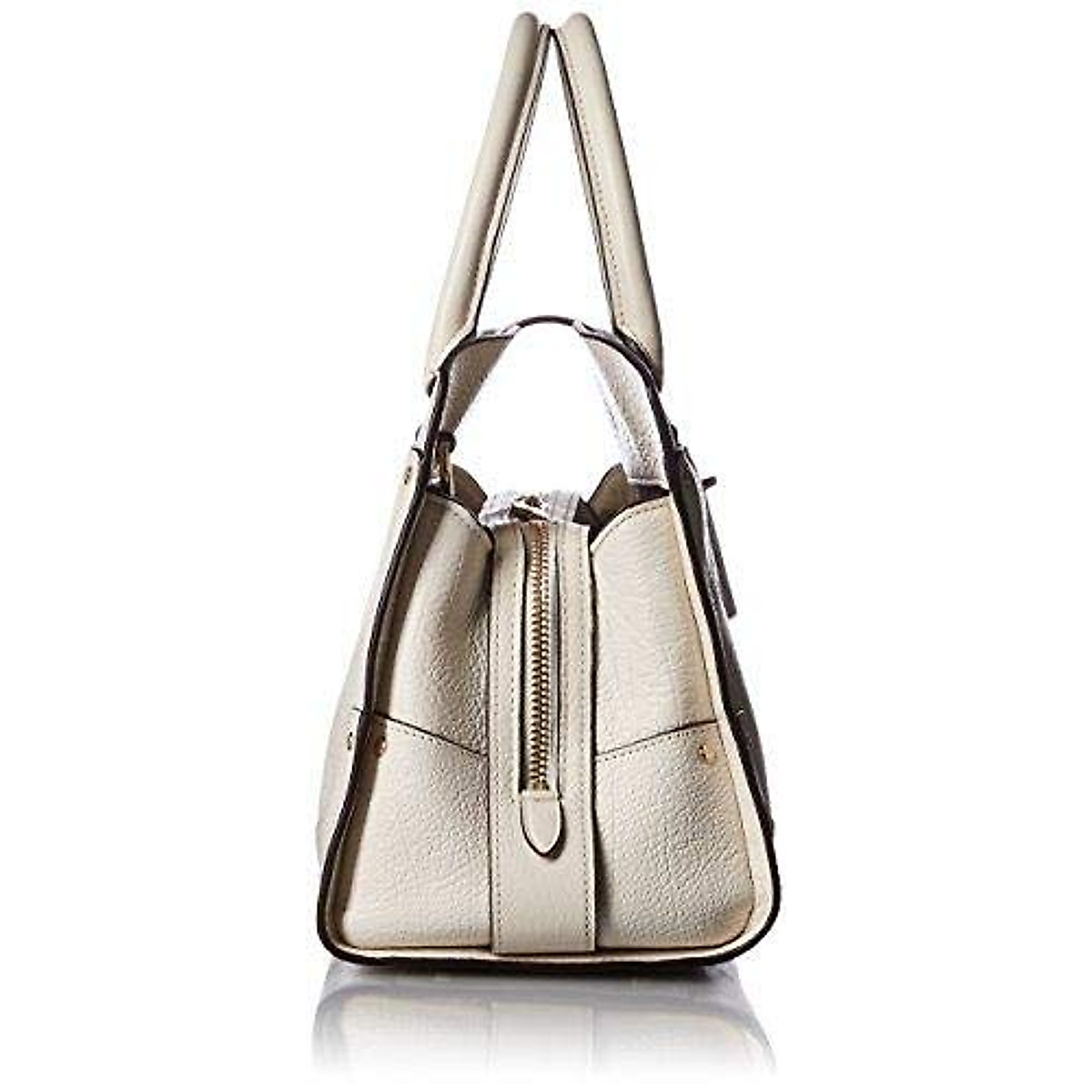 Coach Crossgrain Leather Mercer Satchel Purse - #F37167 - Chalk